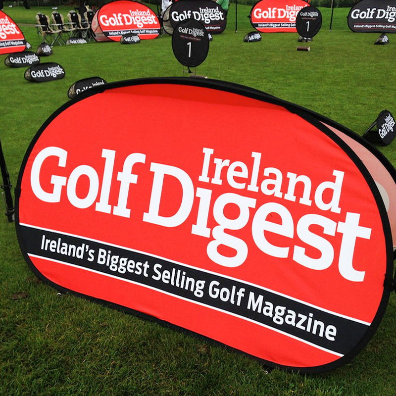 Circular Pop-Up Sideline Banners