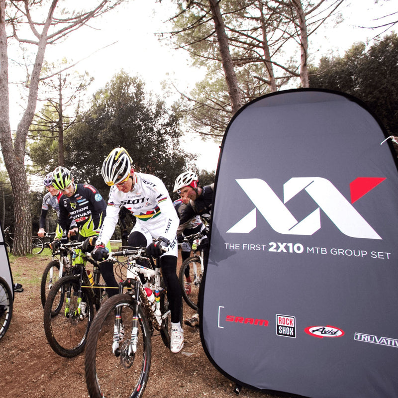 Vertical Pop-Up Sideline Banners